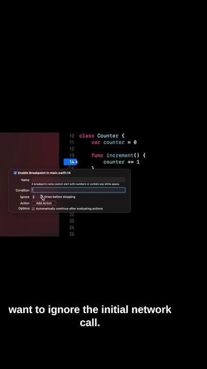 Advanced Features Of Breakpoints In Xcode Ios Iosdeveloper Softwaredeveloper Swift Youtube