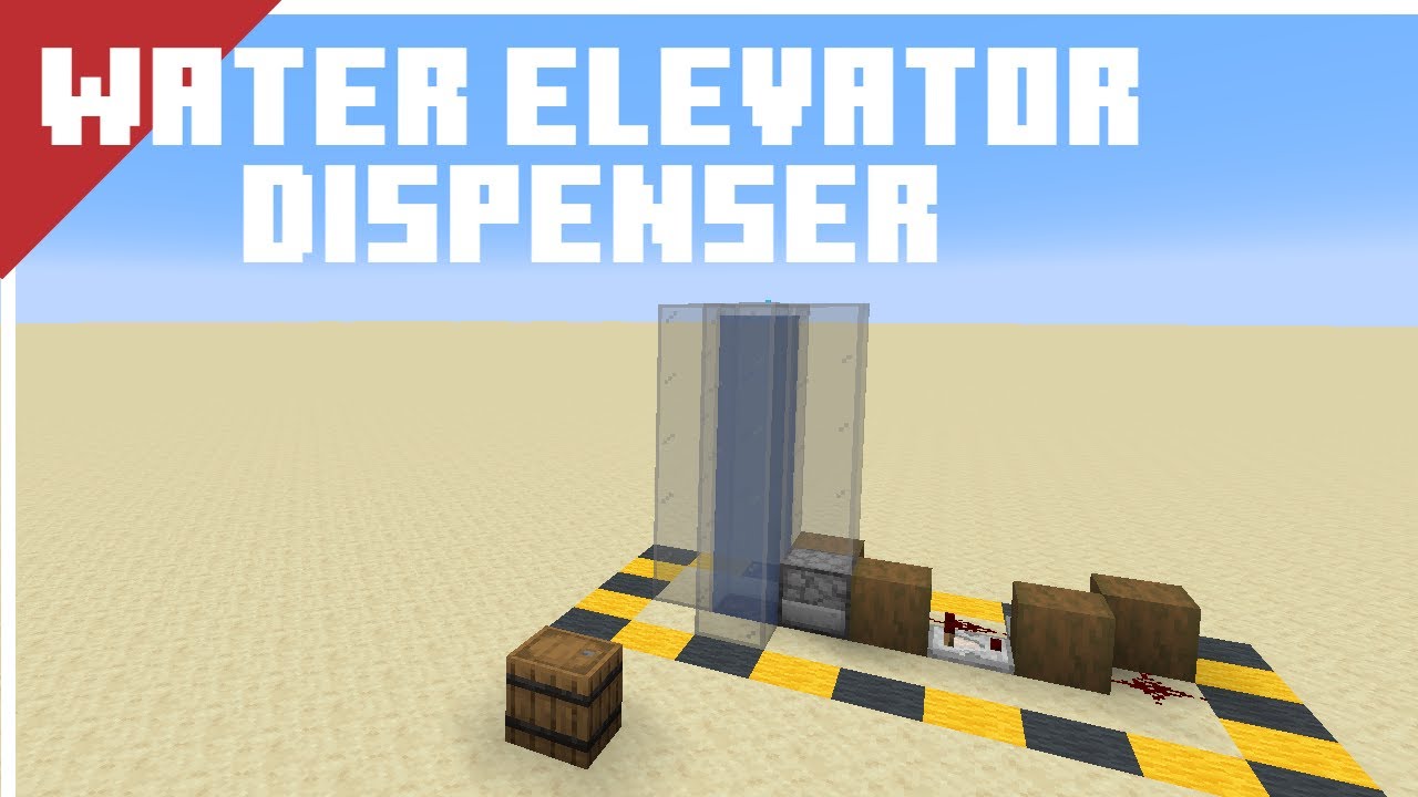 Water Elevator Dispenser | Java 1.18 - YouTube