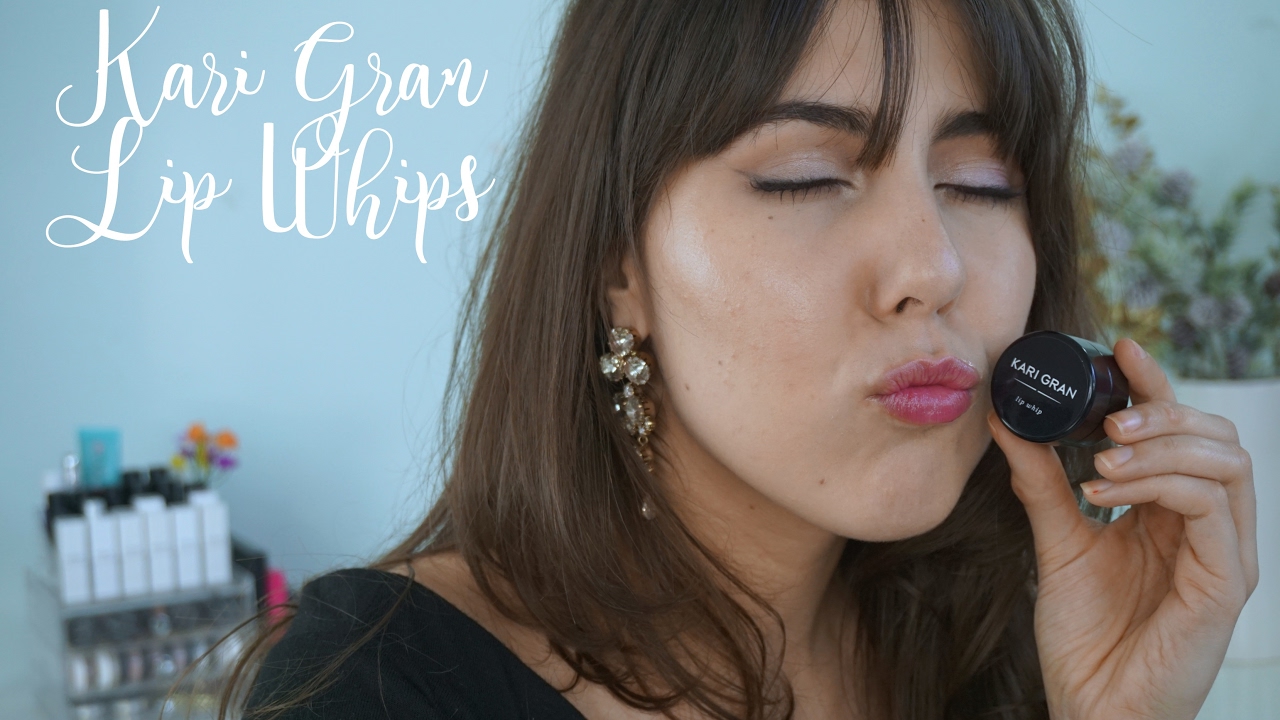 REVIEW & SWATCHES: KARI GRAN LIP WHIPS | Integrity Botanicals - YouTube