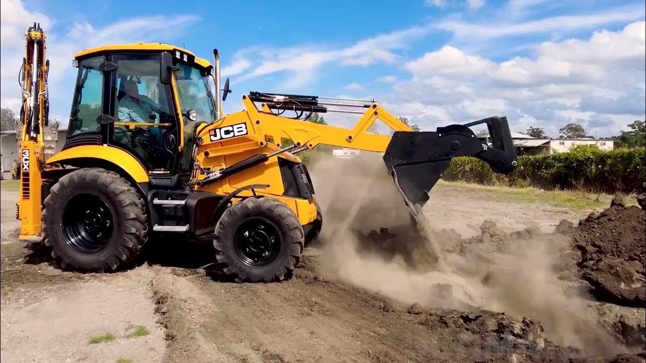 JCB 3CX Sitemaster Pro Backhoe Loader - Hunter JCB - YouTube