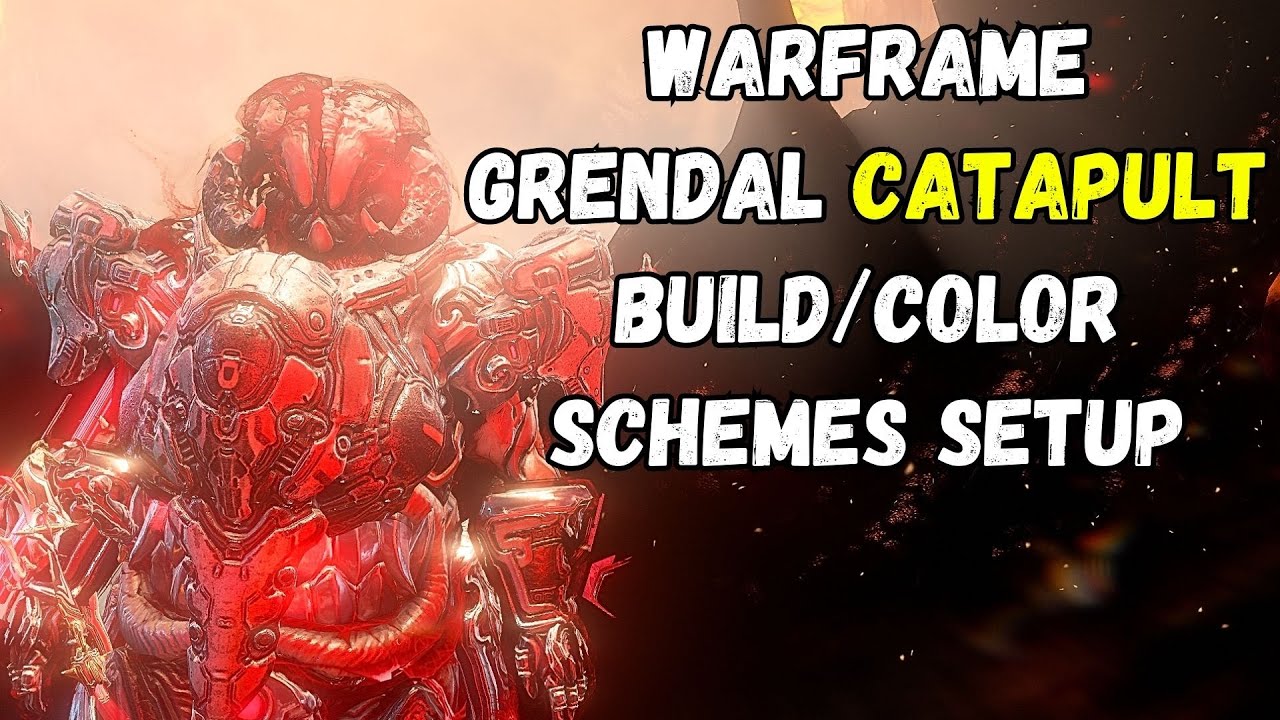 WARFRAME | GRENDEL CATAPULT BUILD | FASHION FRAME - YouTube
