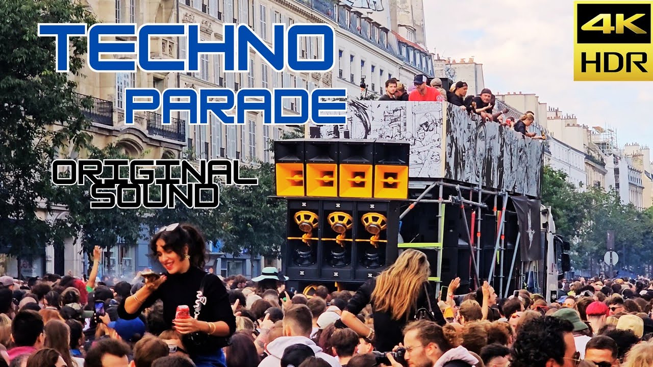 Paris TECHNO PARADE 2023 - Extended Version - Original Sound - #fun # ...