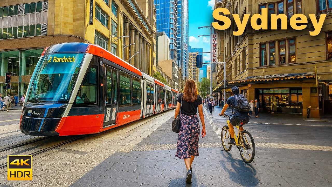 A Winter Walk Through Sydney Australia - From Town Hall to Hyde Park ...