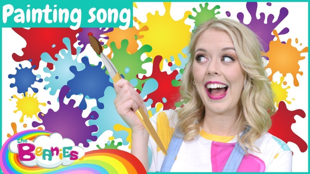 Painting Song! | Arts and Crafts | Kid's Sing and Dance Art Song - YouTube