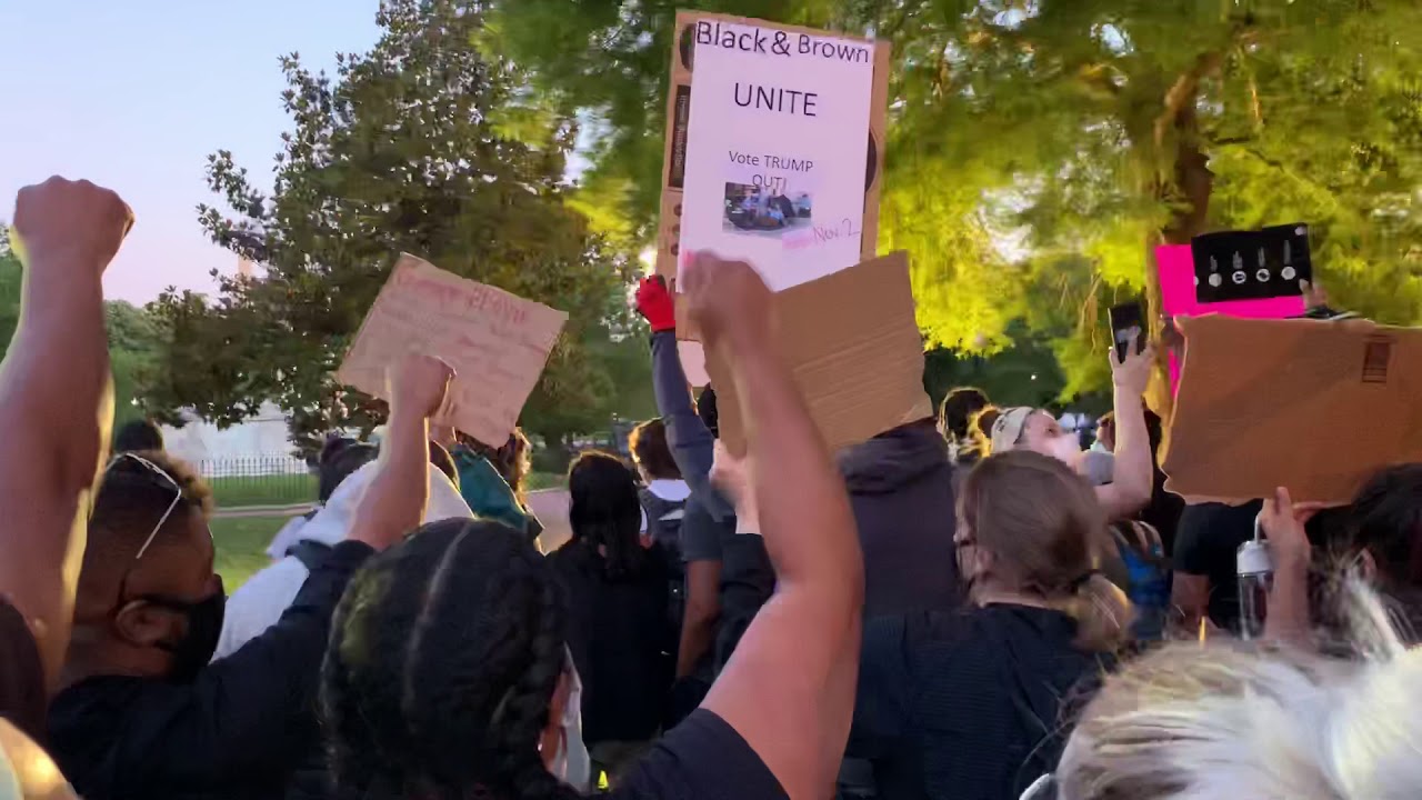 May 31 DC WH Protest BLM! - YouTube