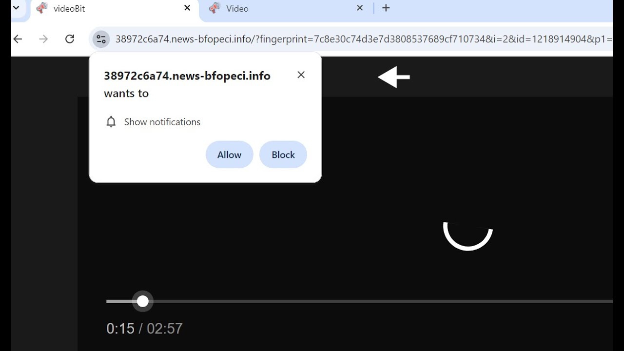 News-bfopeci.info malicious pop-ups - how to remove? - YouTube