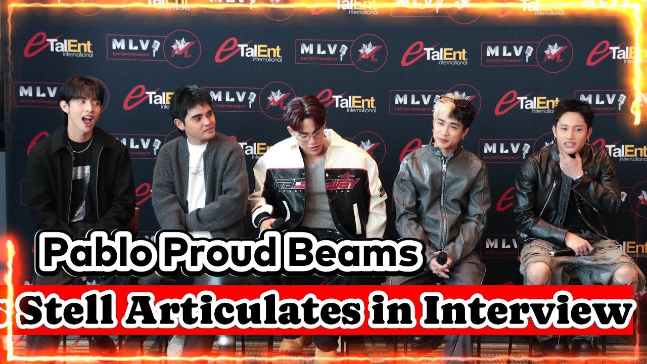Pablo Beams with Pride as Stell Articulates SB19’s Global Mission - YouTube