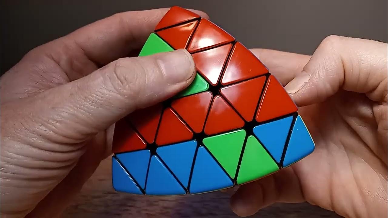 Yuxin 5x5 Pyraminx Tips Tutorial Part 11. A Center Case. Easy Step by ...