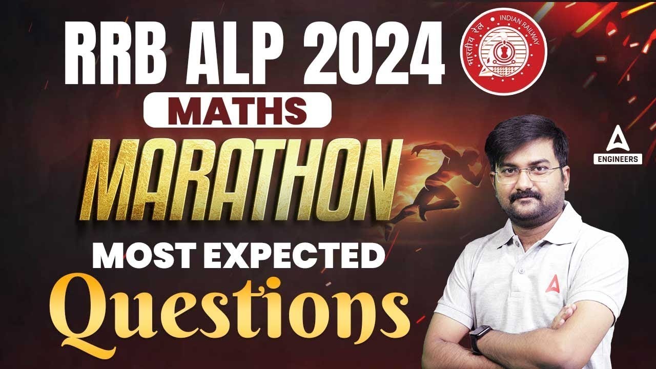 RRB ALP 2024 | RRB ALP Maths Classes By Ankit Sir | RRB ALP Maths ...