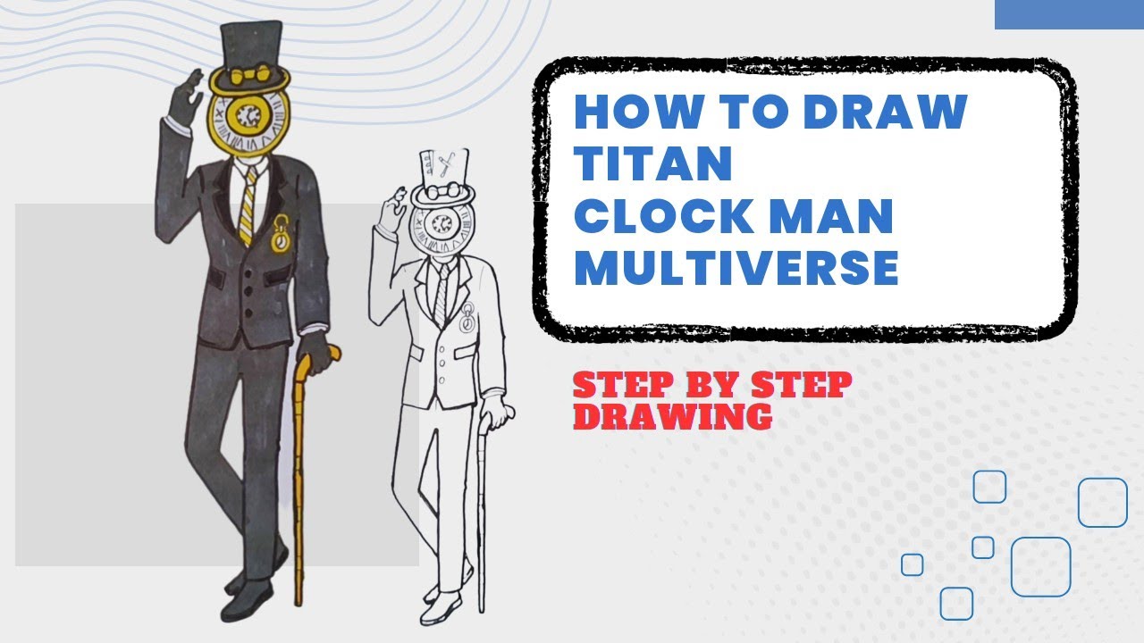 How to Draw Clock man scientists Multiverse #skibiditoilet - YouTube