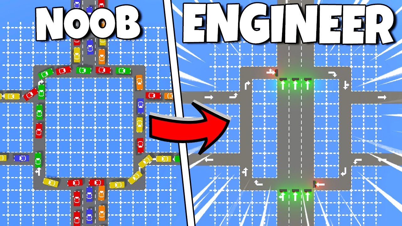 Using REAL HIGHWAY ENGINEERING to fix traffic in GridRoad! - YouTube