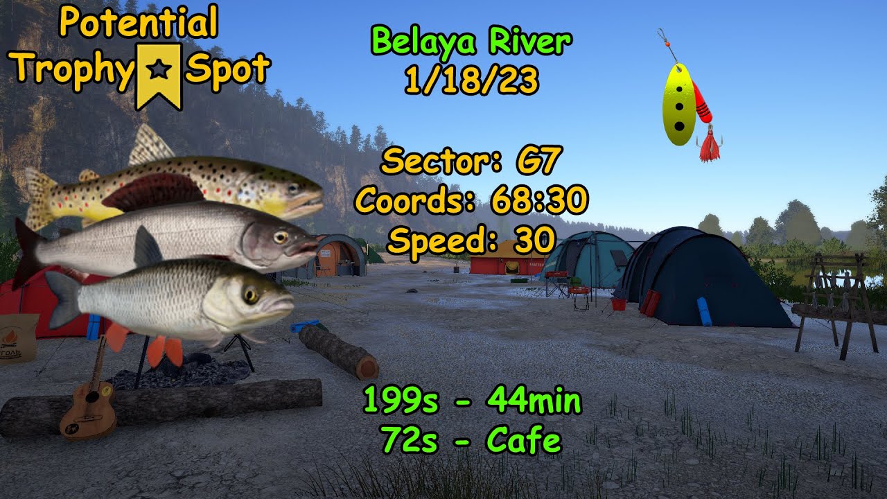 Russian Fishing 4 Belaya Active Spots Spiker 2# 018 1-18-23 - YouTube