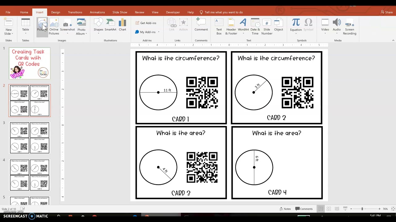 Creating Task Cards with QR Codes - YouTube