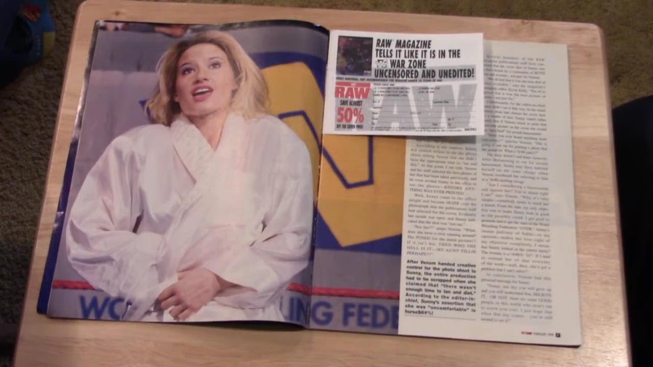 WWF Raw Magazine February 1998 / Reading Old Wrestling Magazines - YouTube