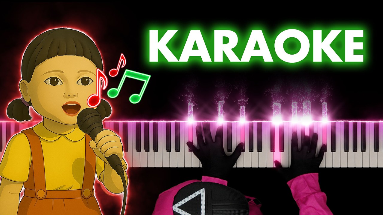 Squid Game – Mingle Game Song (Round and Round) | Karaoke with Piano ...