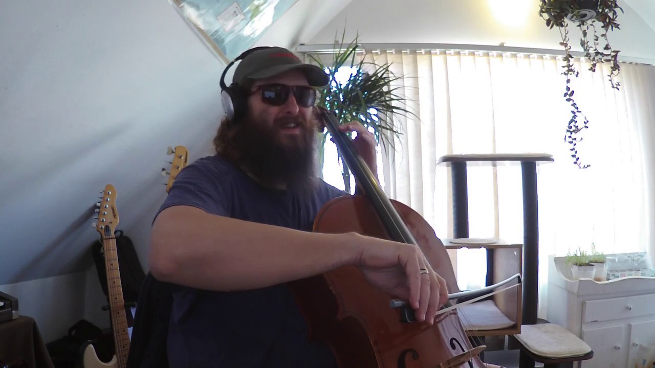 Swamp Thang (half speed) Cello play-along with backing track - YouTube