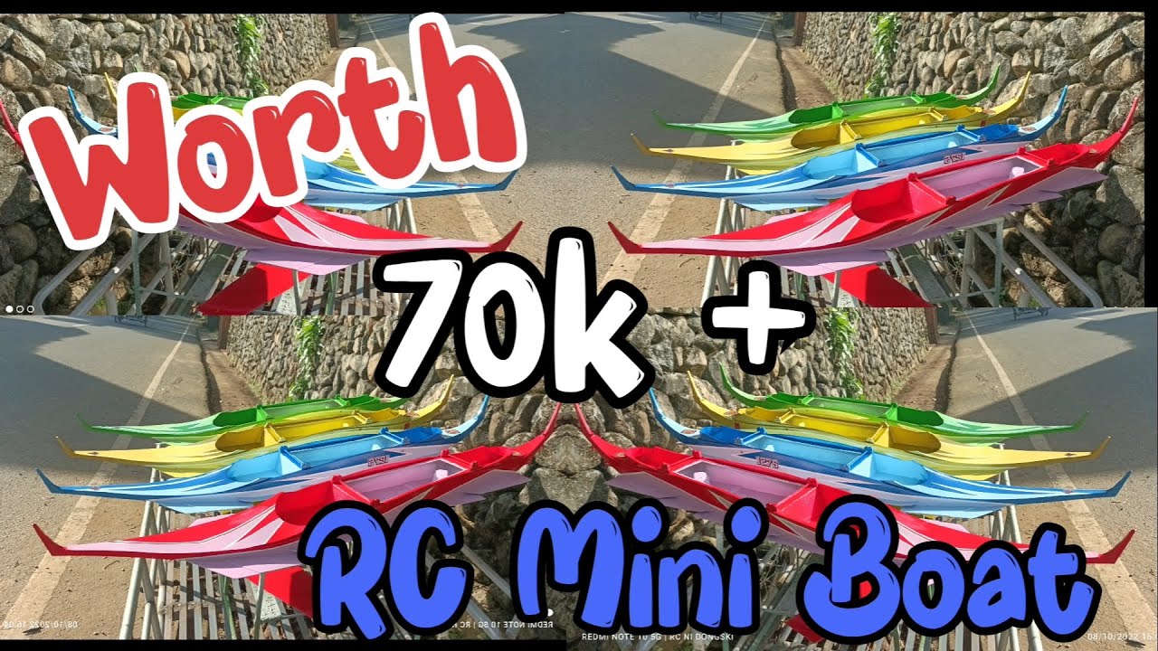 4 pcs 52 inches RC Mini Boat ordered by Sir GSWS...??? - YouTube