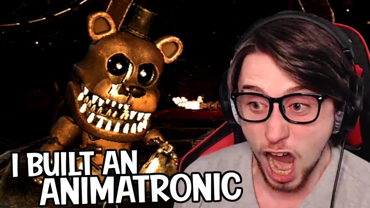 FNAF Help Wanted but I build my own Animatronic - YouTube