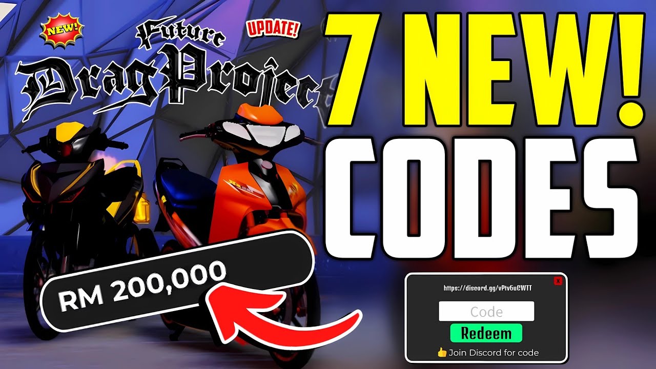⚠️NEW💥CODE!⚠️ DRAG PROJECT FUTURE ROBLOX CODES OCTOBER 2024 - DRAG ...