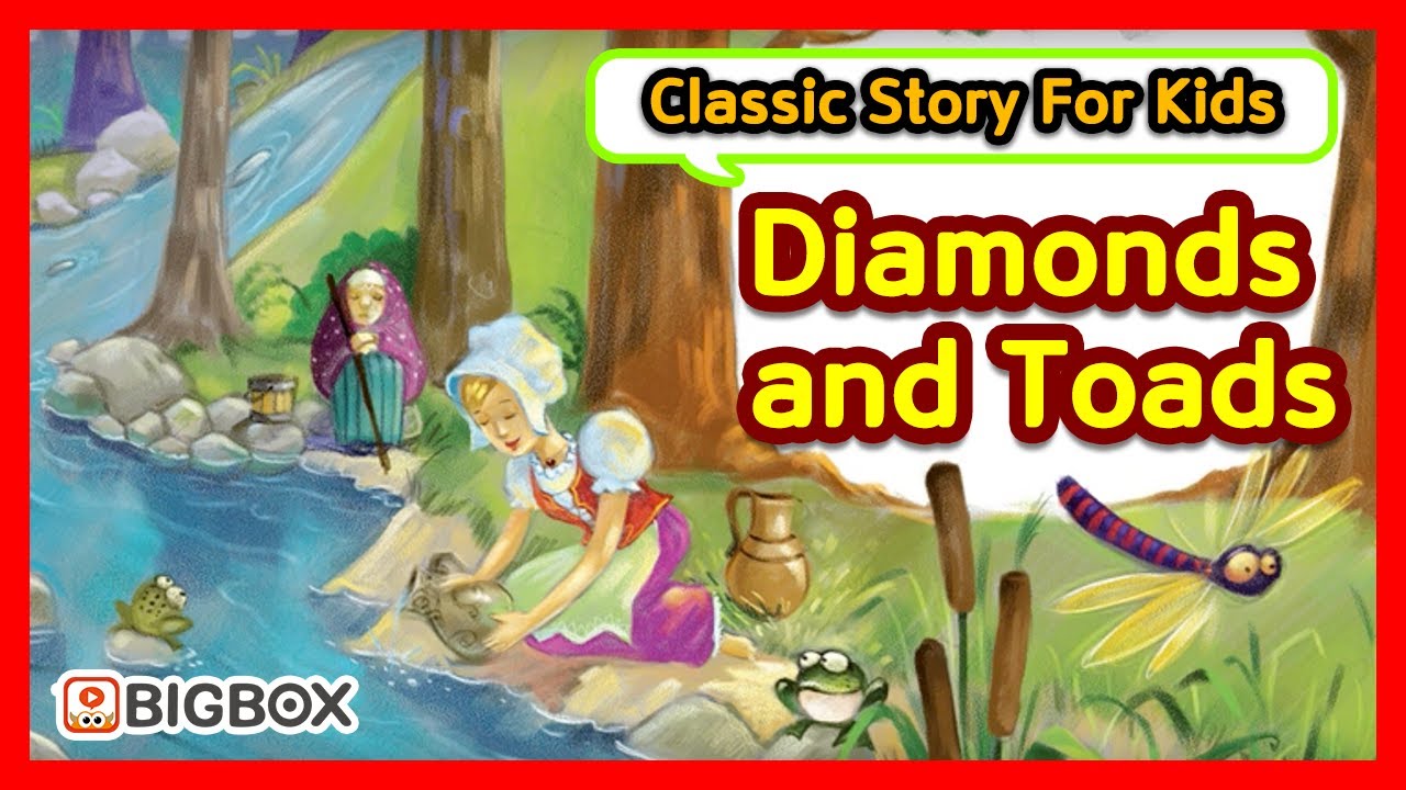 Diamonds and Toads | TRADITIONAL STORY | Classic Story for kids | Fairy ...