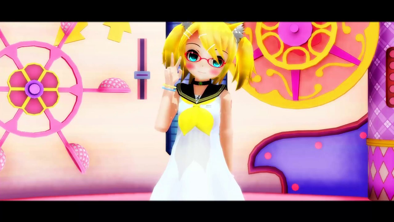 【MMD】ミクの撮影会【Api Rin kagamine】 - YouTube