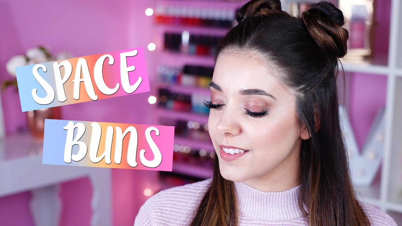 SPACE BUNS TUTORIAL | Vanessa Ziletti♡ - YouTube