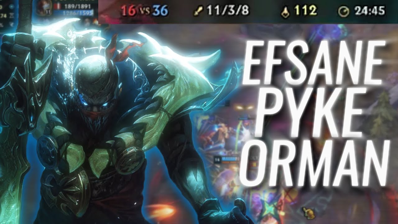 Pyke Ormanda: Avcı mı Av mı? Gölgeden Gelen Ölüm | league of legends # ...