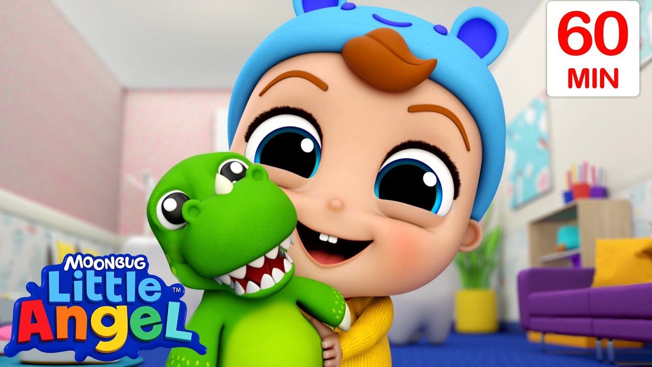 Mr. Dino, I Love You | Little Angel | Kids Cartoons & Nursery Rhymes ...