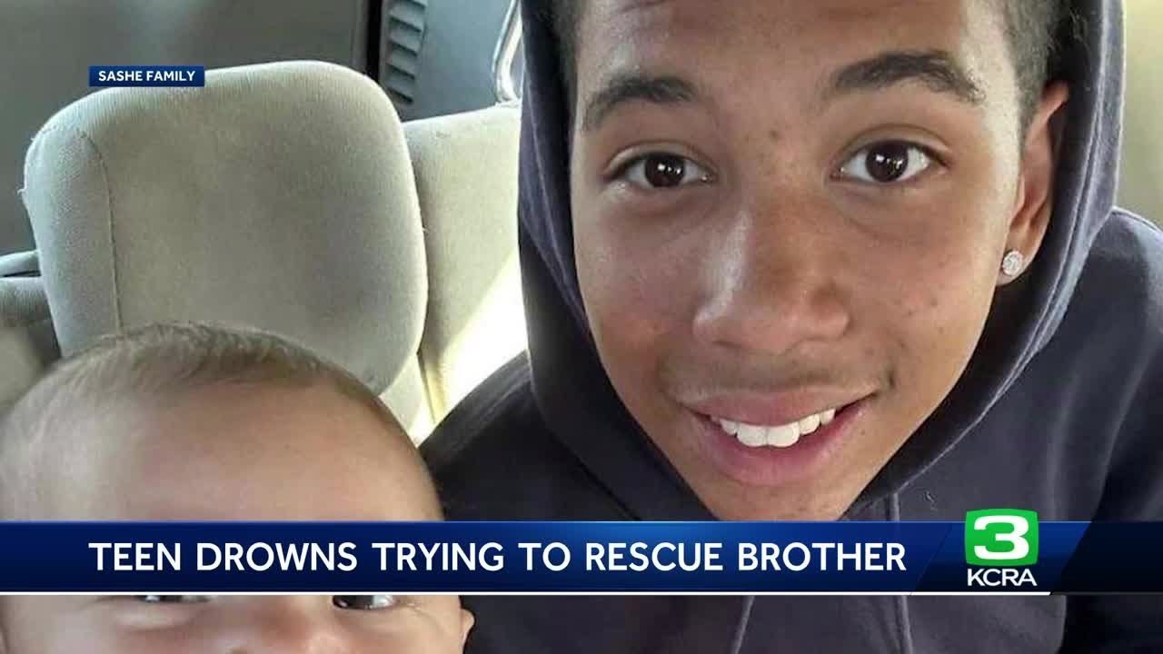 Teen drowns in Sacramento River trying to rescue brother - YouTube