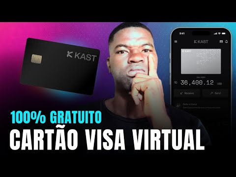 Como Criar Conta Kast Finance Verificar e Ter Cartão Visa Virtual ...