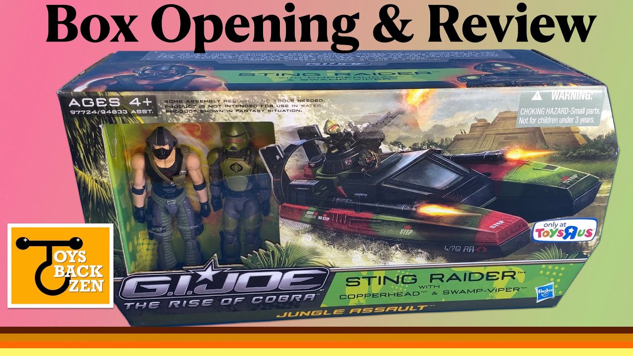 2009 GI Joe Sting Raider With Copperhead & Swamp Viper - Toys R Us ...