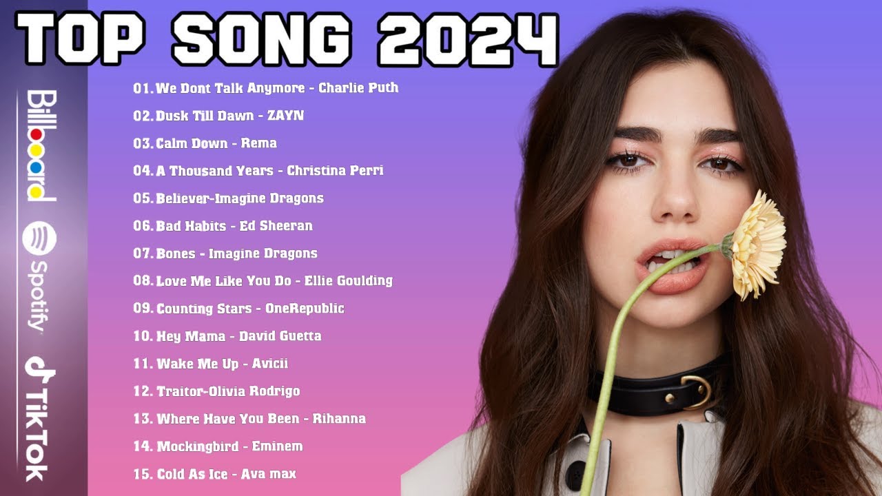 Top Songs 2024 - Taylor Swift, Justin Bieber, Ed Sheeran - New songs ...