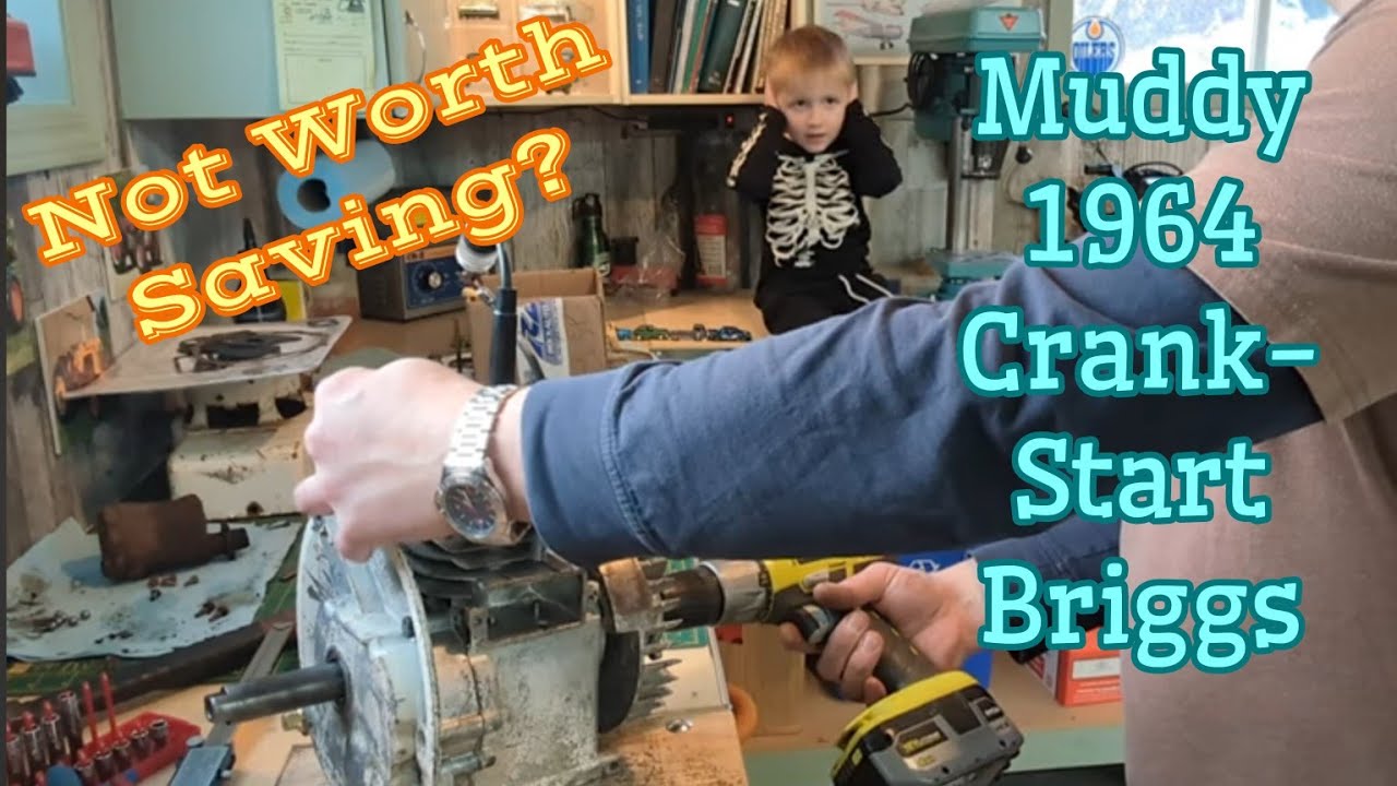 Can We Save Ol' Cranky? 1964 Wind-Up Starter 3hp Briggs, Left in the ...
