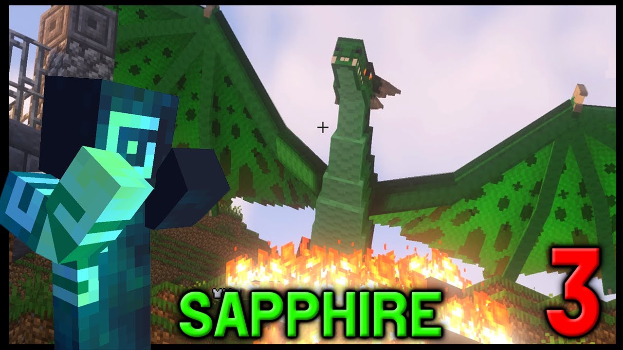 Minecraft Let's Play - Sapphire Survival 3 Qism O'zbekcha minecraft # ...