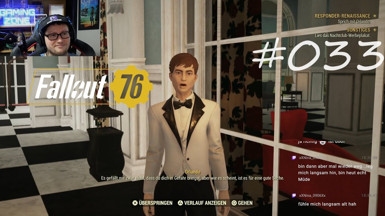 FALLOUT 76 #033 - RESPONDER-RENAISSANCE ° #letsplay #ps5 #cam - YouTube