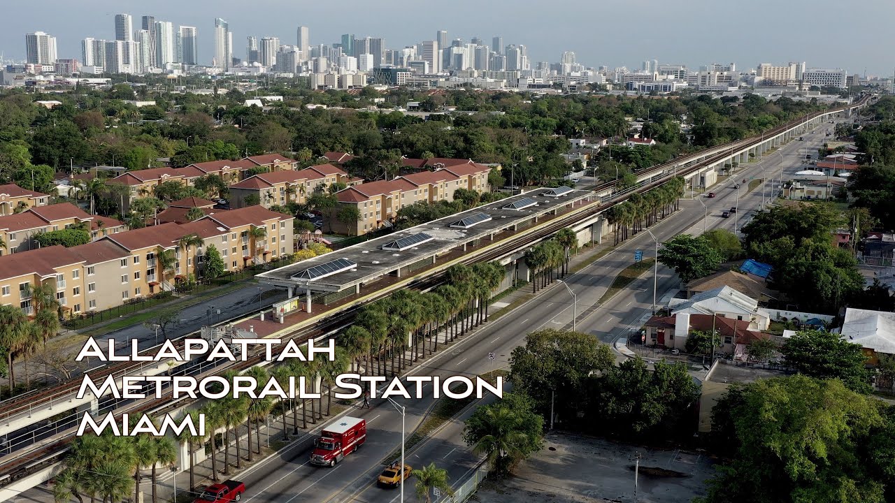 Allapattah Metrorail Station Miami - YouTube