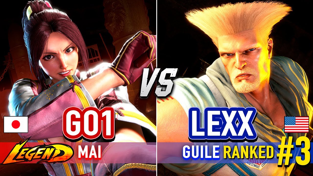 SF6 🔥 GO1 (Mai) vs LEXX (#3 Ranked Guile) 🔥 Street Fighter 6 High Level ...