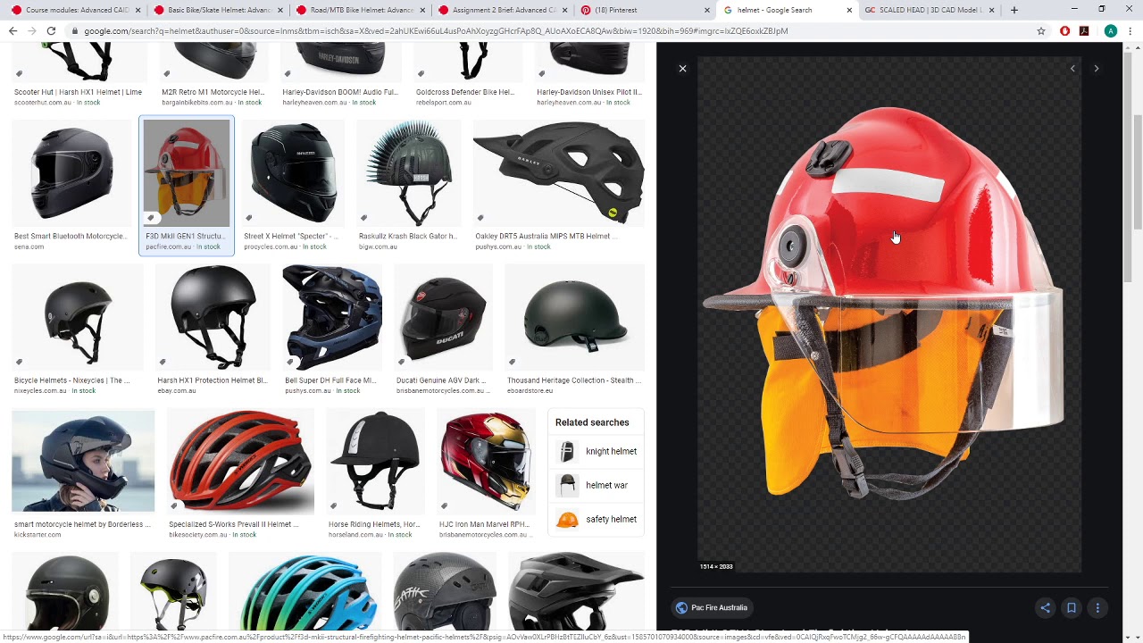 Introduction to Helmet Modelling Task - YouTube