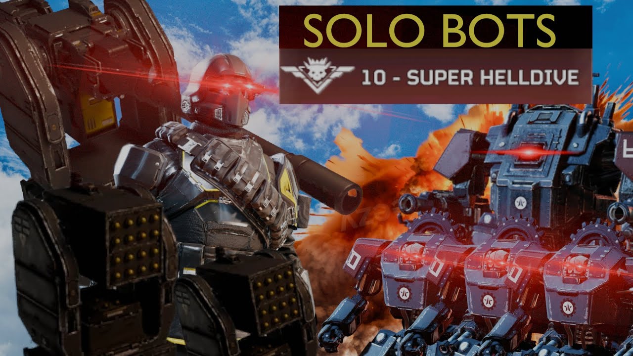 My first solo SUPER HELLDIVE vs Automatons! | HELLDIVERS 2 - YouTube
