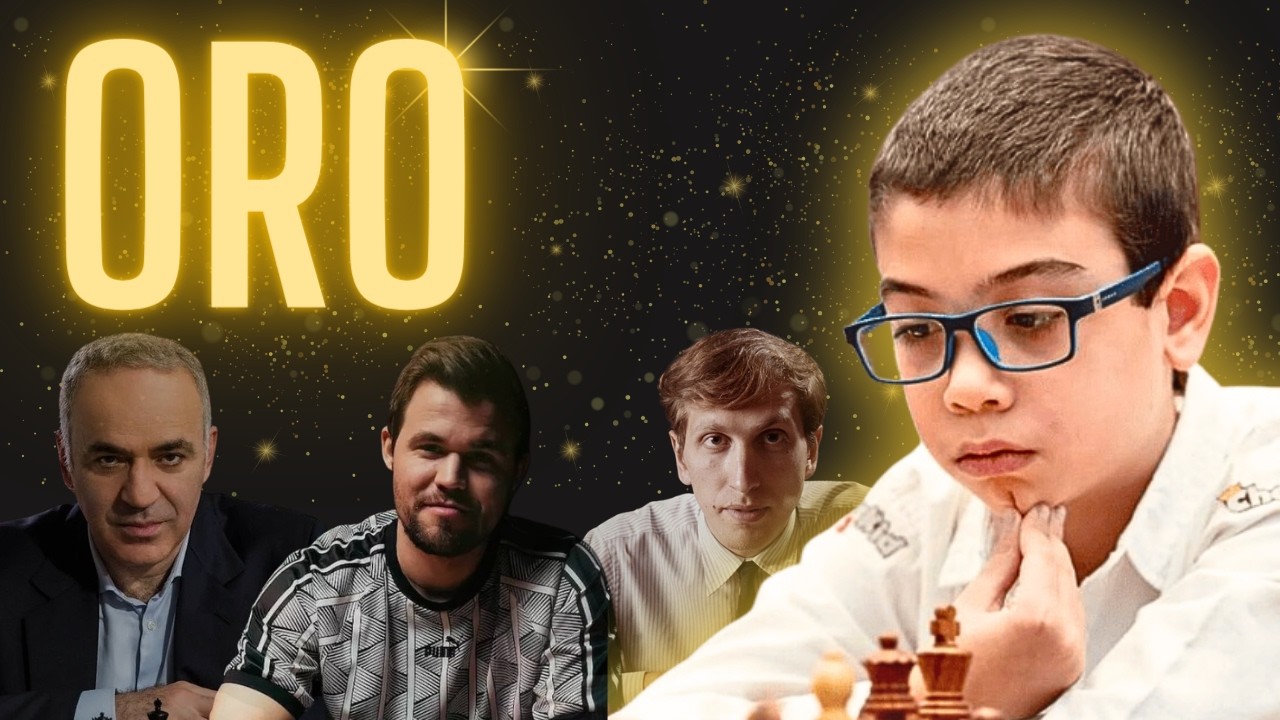 Faustino ORO, 10 years old and OUTSHINING Magnus, Fischer and Kasparov ...