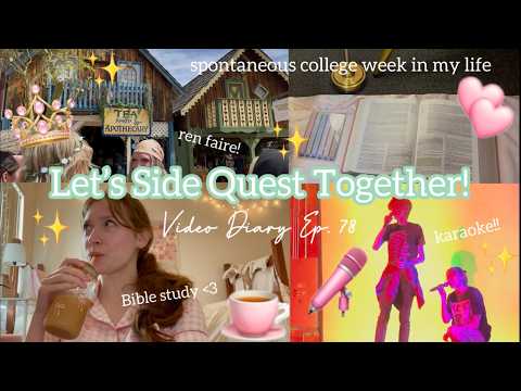 Let's Side Quest Together! 🦋🫧✨| Video Diary Ep. 78
