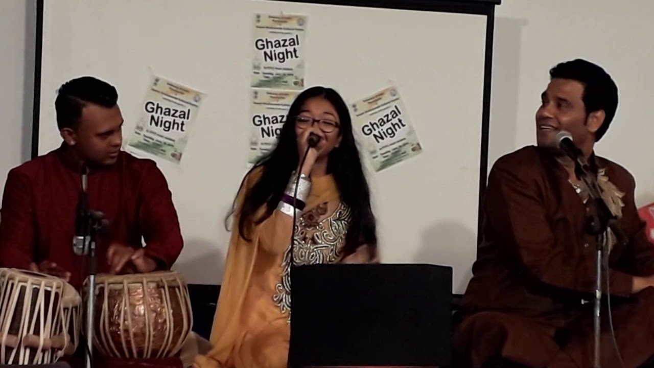 Neelam Matadin at I.C.C. Ghazal Night 2019 ,with Guru Asif Ali Khan ...