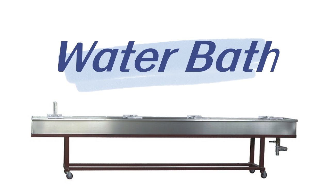 water strand extruder line-water bath - YouTube