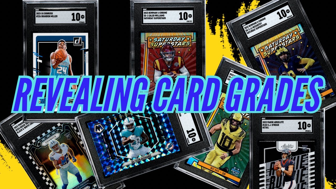 ⁠Card grades are in. Let’s do a grading reveal. @SGCGrading #sgcgrading ...