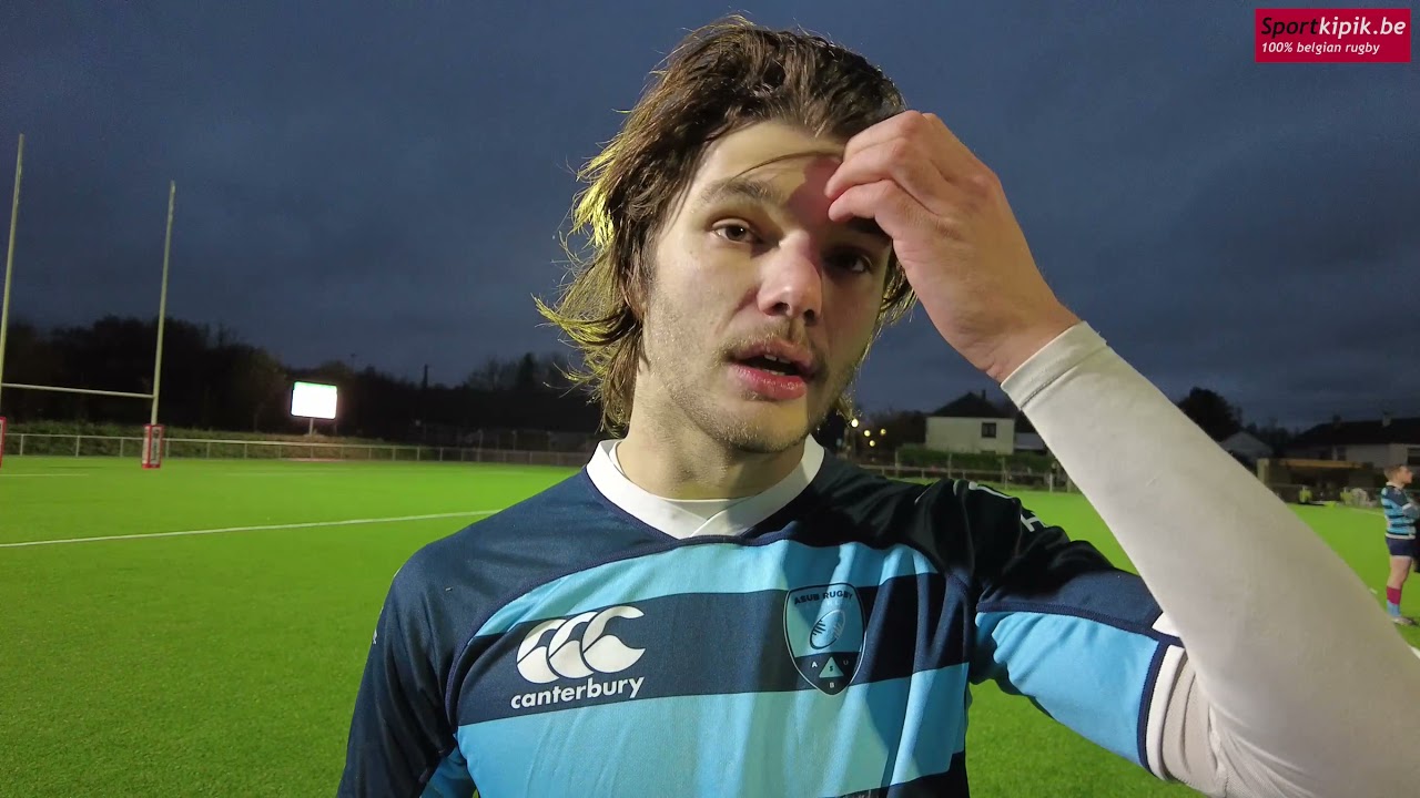 Thomas Remy après Soignies-ASUB 14-5 (28/11/2021) - YouTube