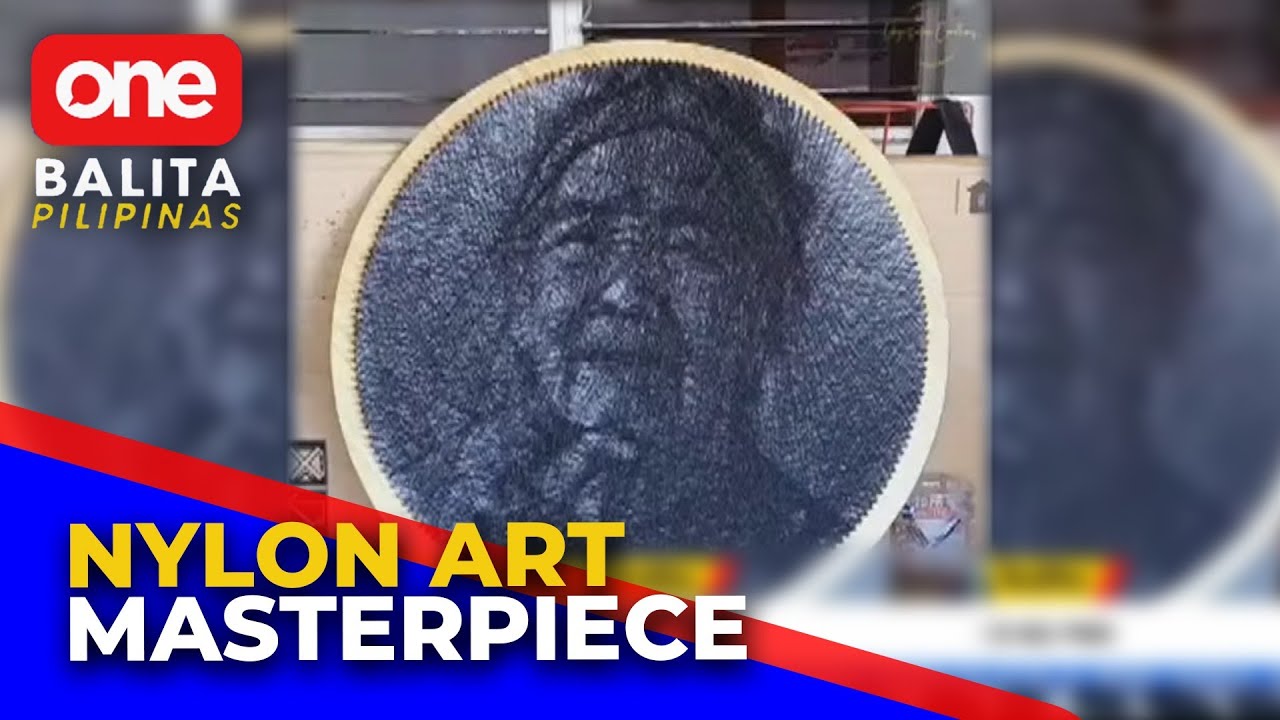 PWD artist sa Pampanga, nylon strings ang gamit sa mga obra - YouTube