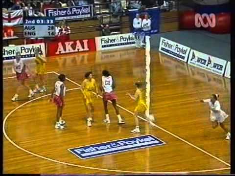 Netball: Diamonds v England International Series 1999 Test 2 - YouTube