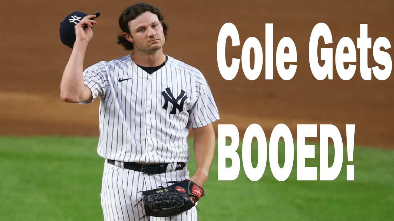 New York Yankee Fans BOO Gerrit Cole! - YouTube
