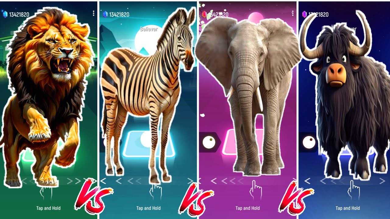 Coffin Danse song - lion 🆚 zebra 🆚 Elephant 🆚 The Mammoth Lets see who ...