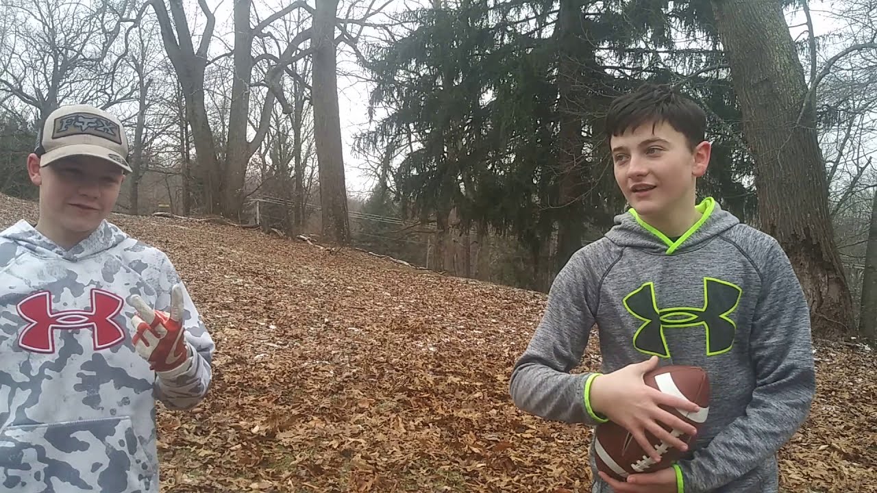 Back yard football part 2 1v1 - YouTube